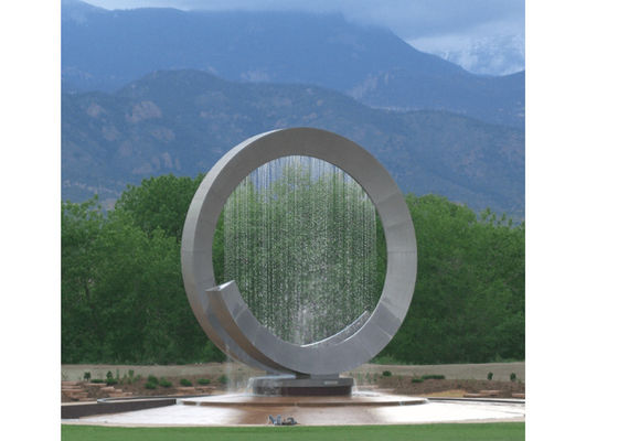 250cm Height Outdoor Decoration 316 Stainless Steel Water Feature ...