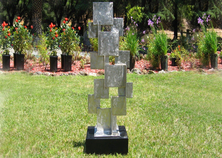 Custom Design Brushed Metal Outdoor Statues Sculptures For Garden ...
