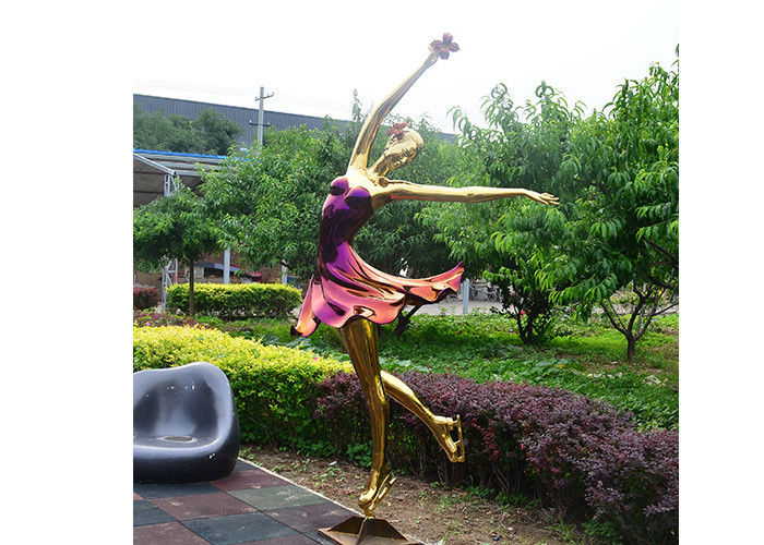 Titanium Plated Life Size Stainless Steel Sculpture Fabrication Of ...