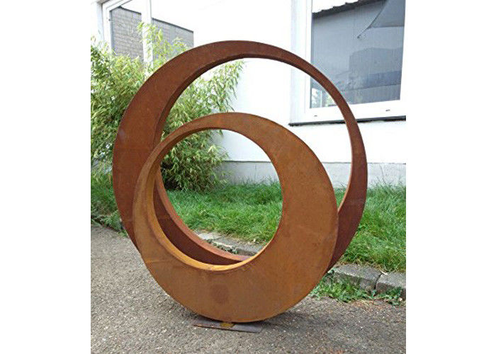Contemporary Decoration Sculpture Outdoor Corten Steel 3D Sculptures